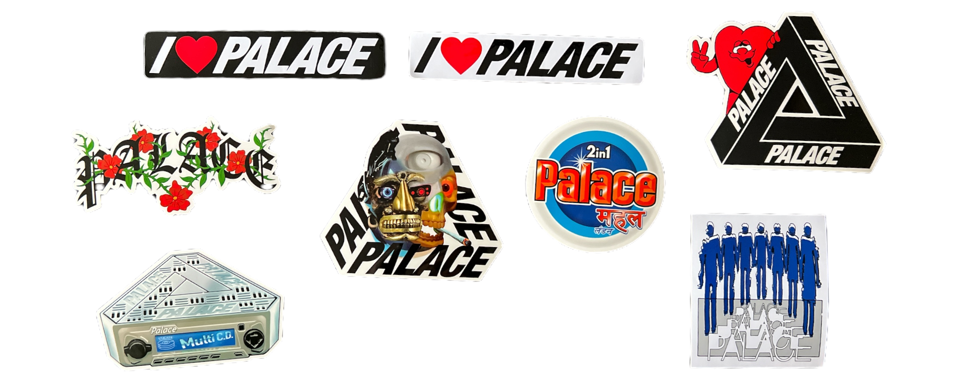 Palace Skateboards Stickers Spring 2024