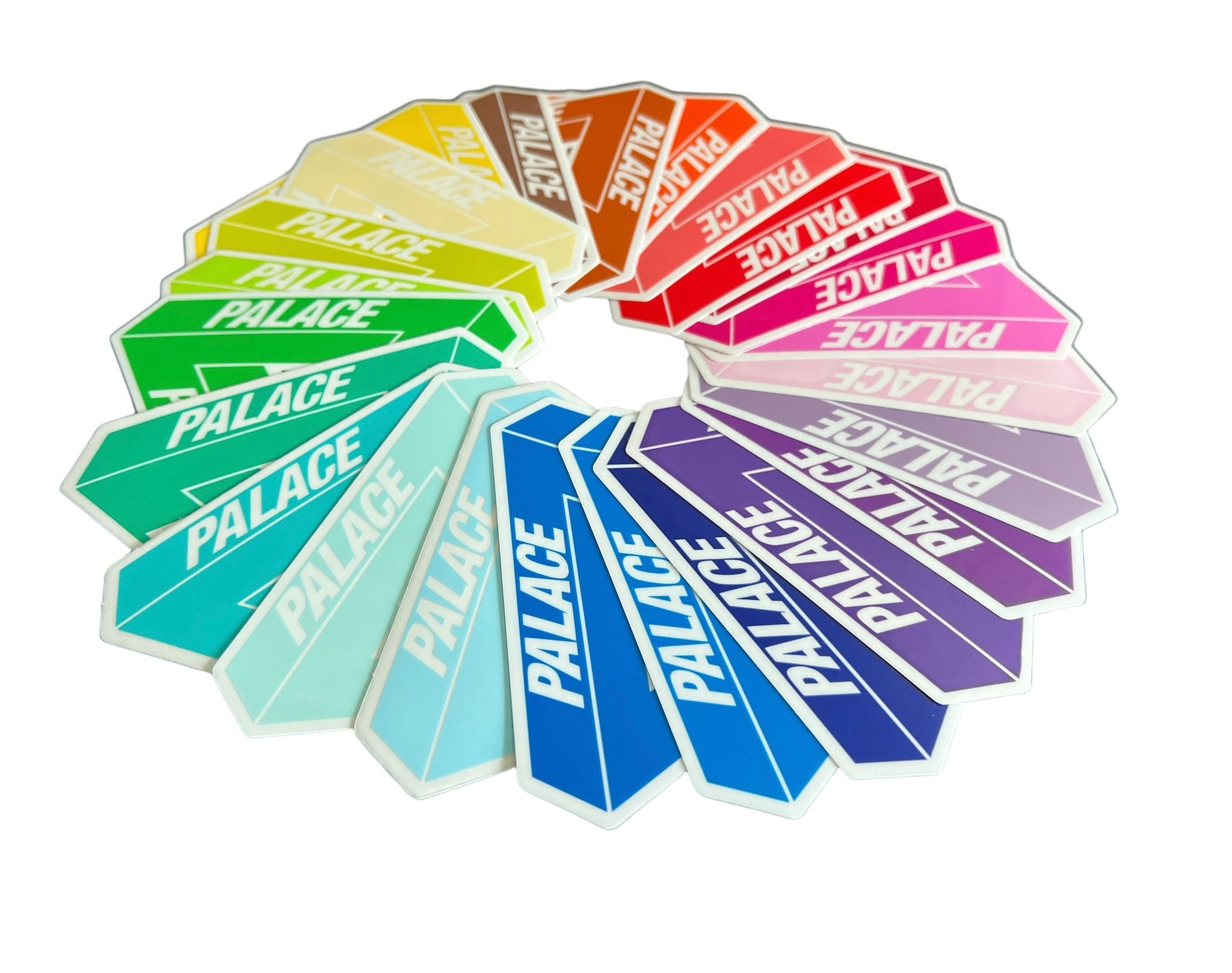 Palace Skateboards Solid Tri-Ferg Stickers