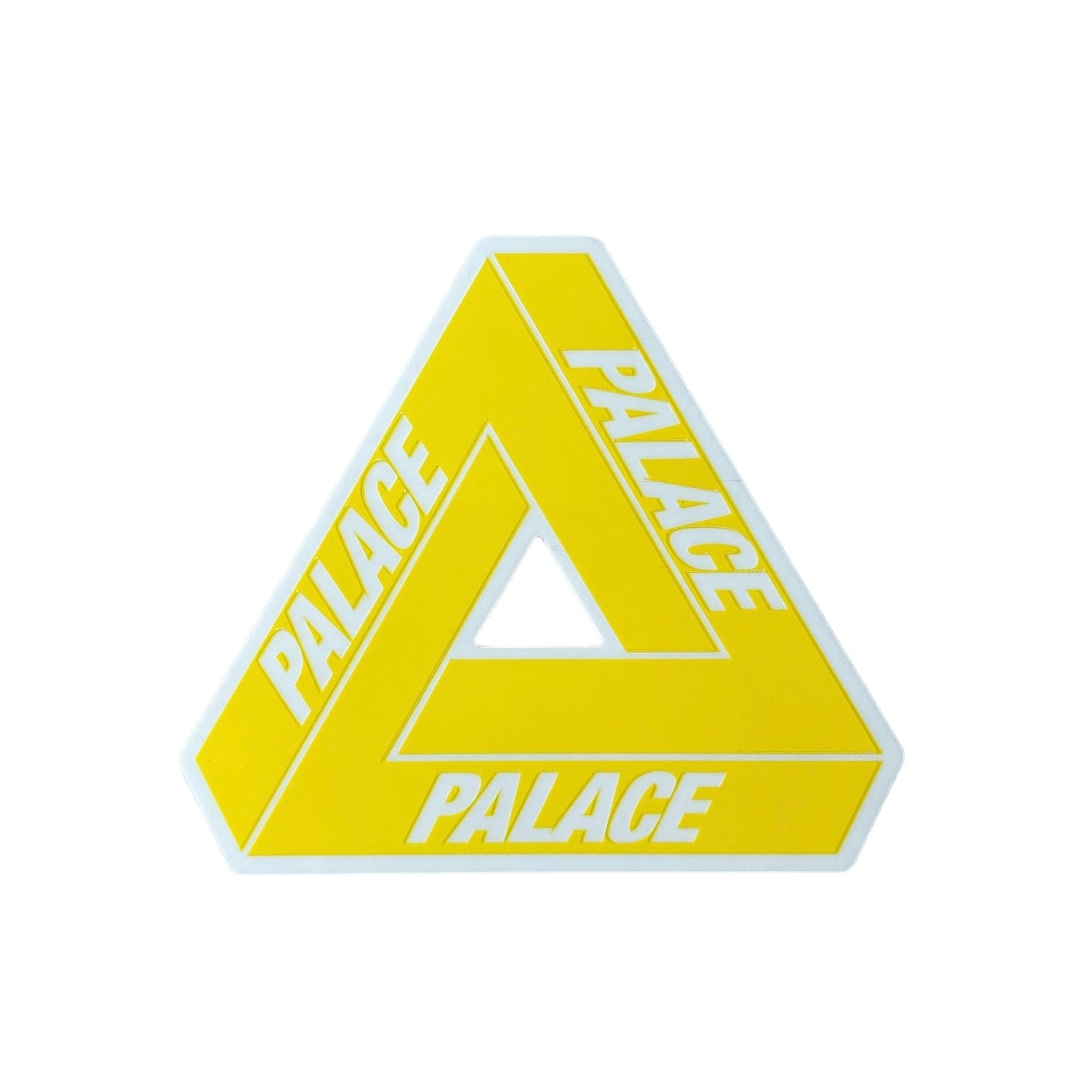 Palace Skateboards Yellow Tri-Ferg Sticker Summer 2021