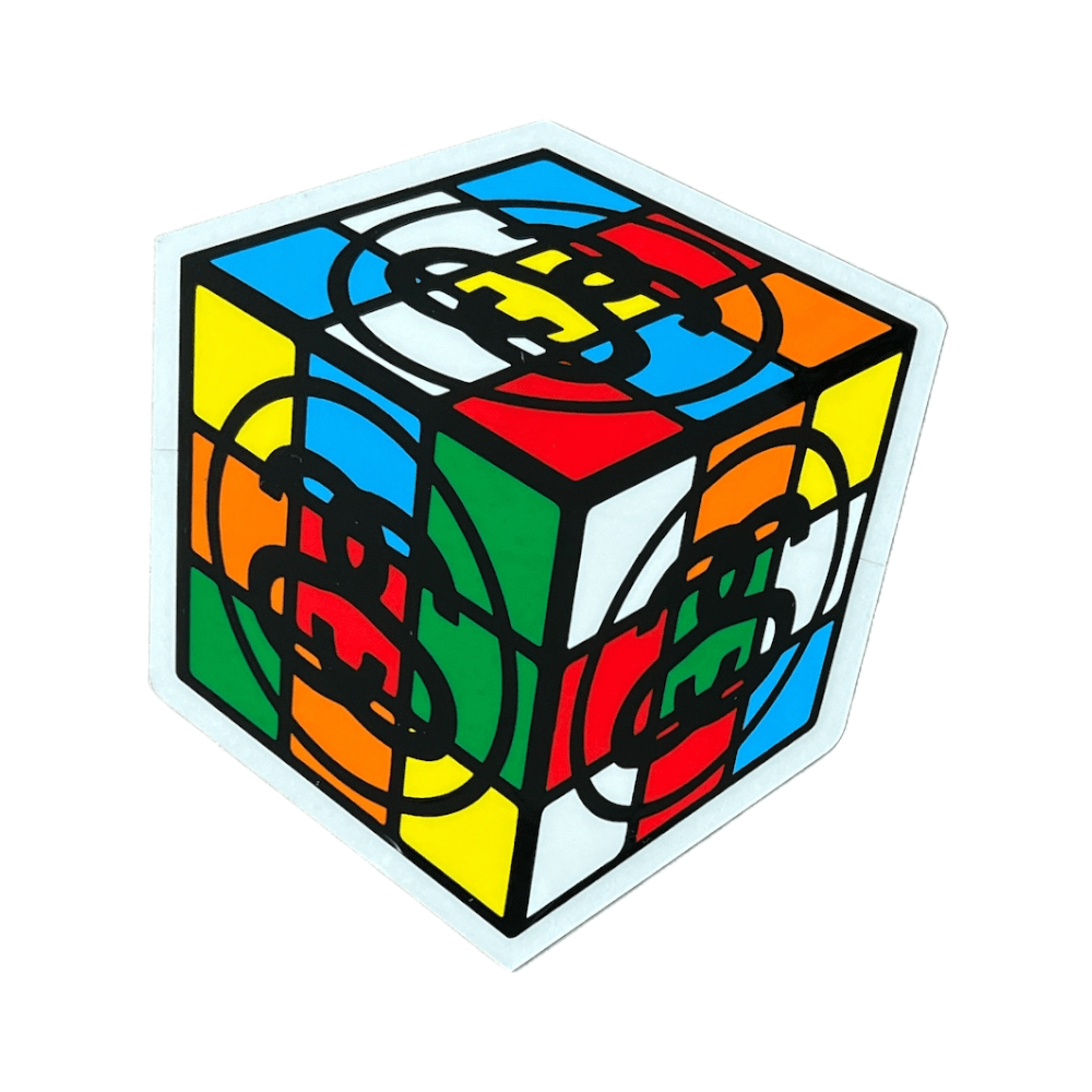 Stüssy Rubiks Cube Sticker SS21 – ULTIMATESTICKY